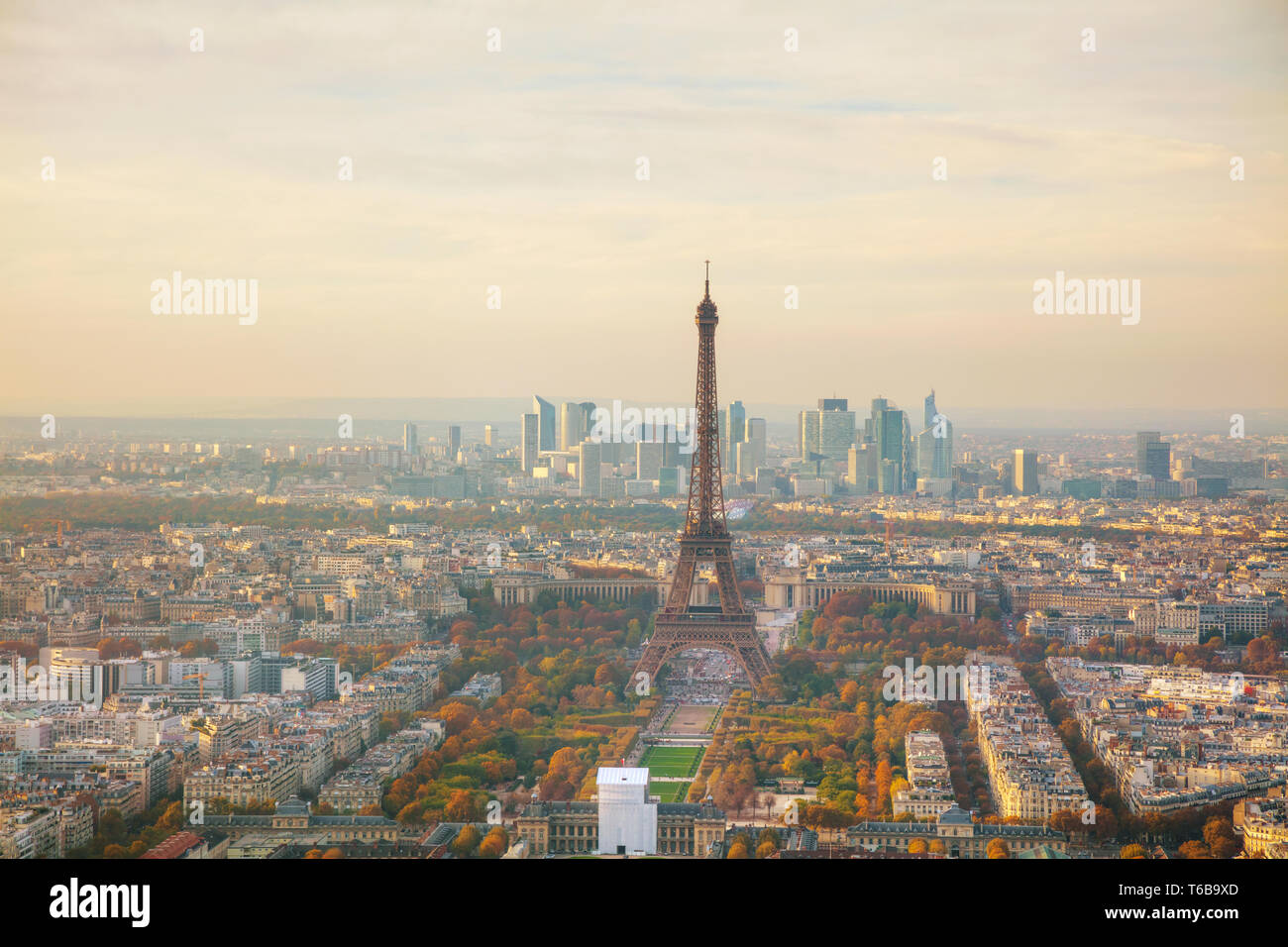 Aerial overview of Paris Stock Photo - Alamy