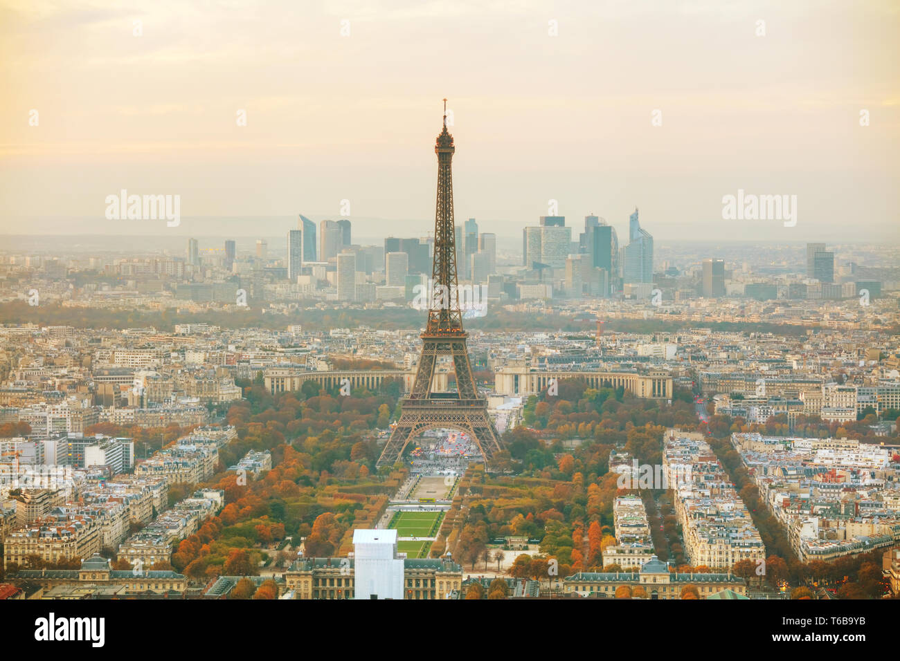 Aerial overview of Paris Stock Photo - Alamy