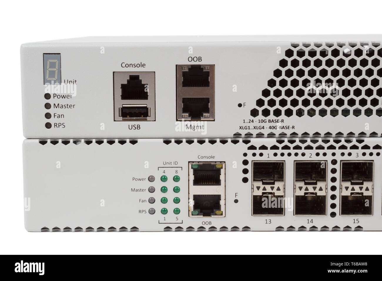Gigabit Ethernet switch with SFP slot Stock Photo - Alamy