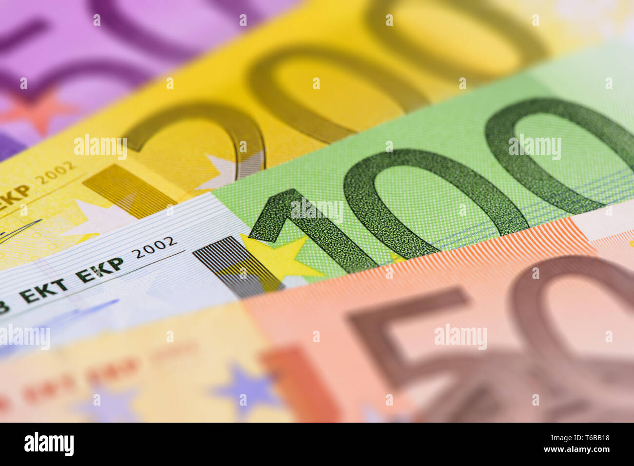 Banknotes money currency european union hi-res stock photography and ...
