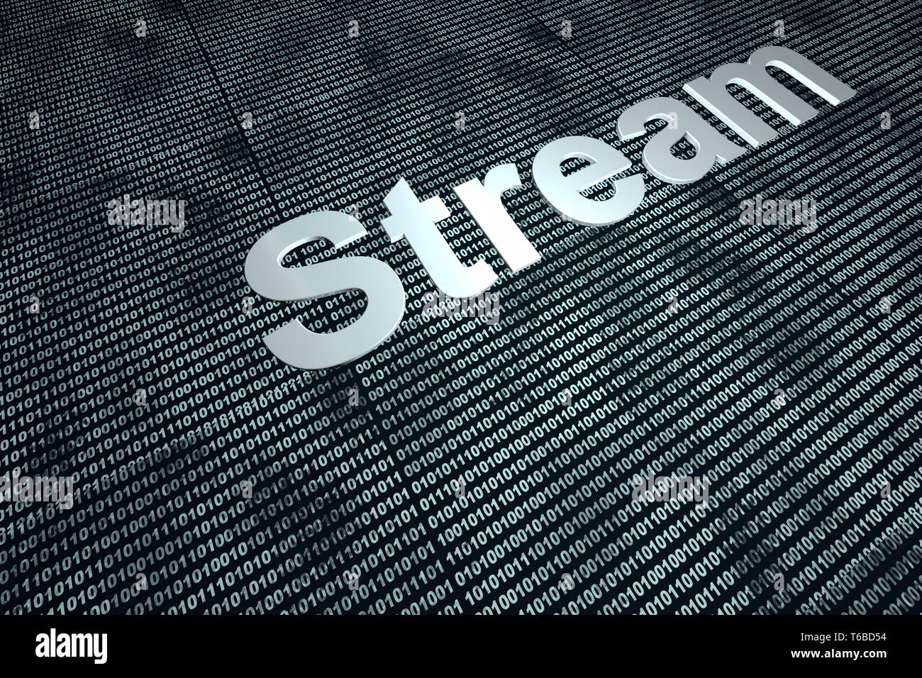 Digital Stream. 3D rendered background Stock Photo - Alamy