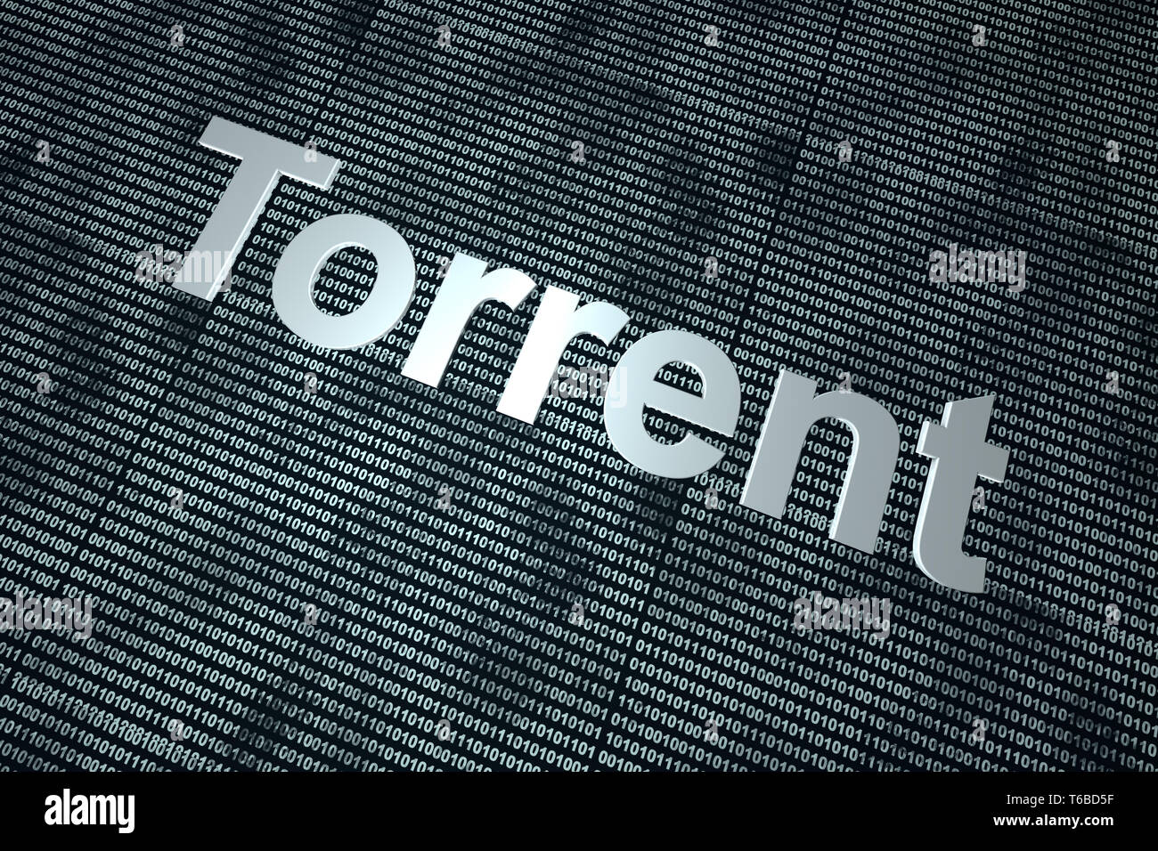 Digital Torrent. 3D rendered background Stock Photo - Alamy