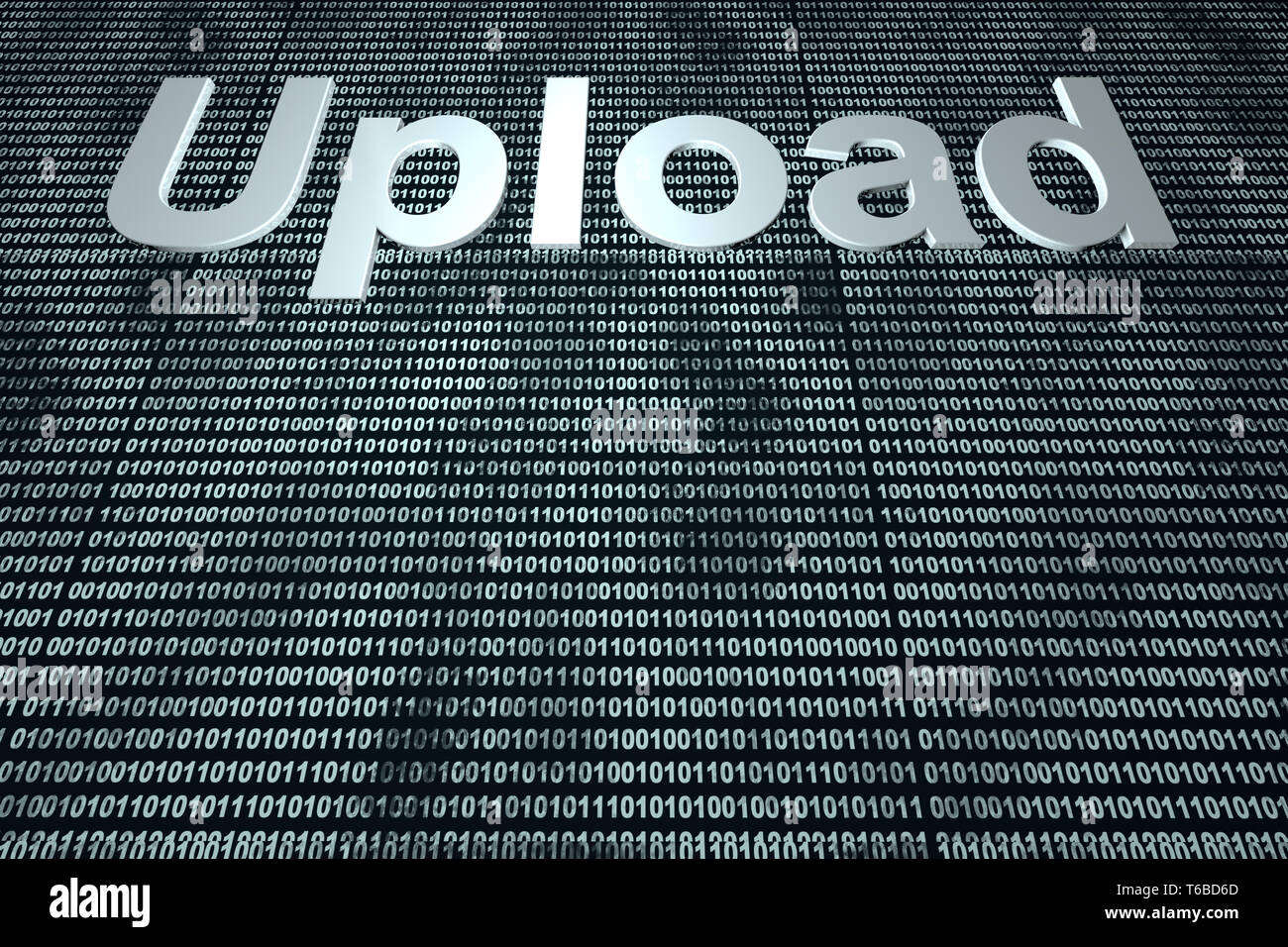 Digital Upload. 3D rendered background Stock Photo - Alamy