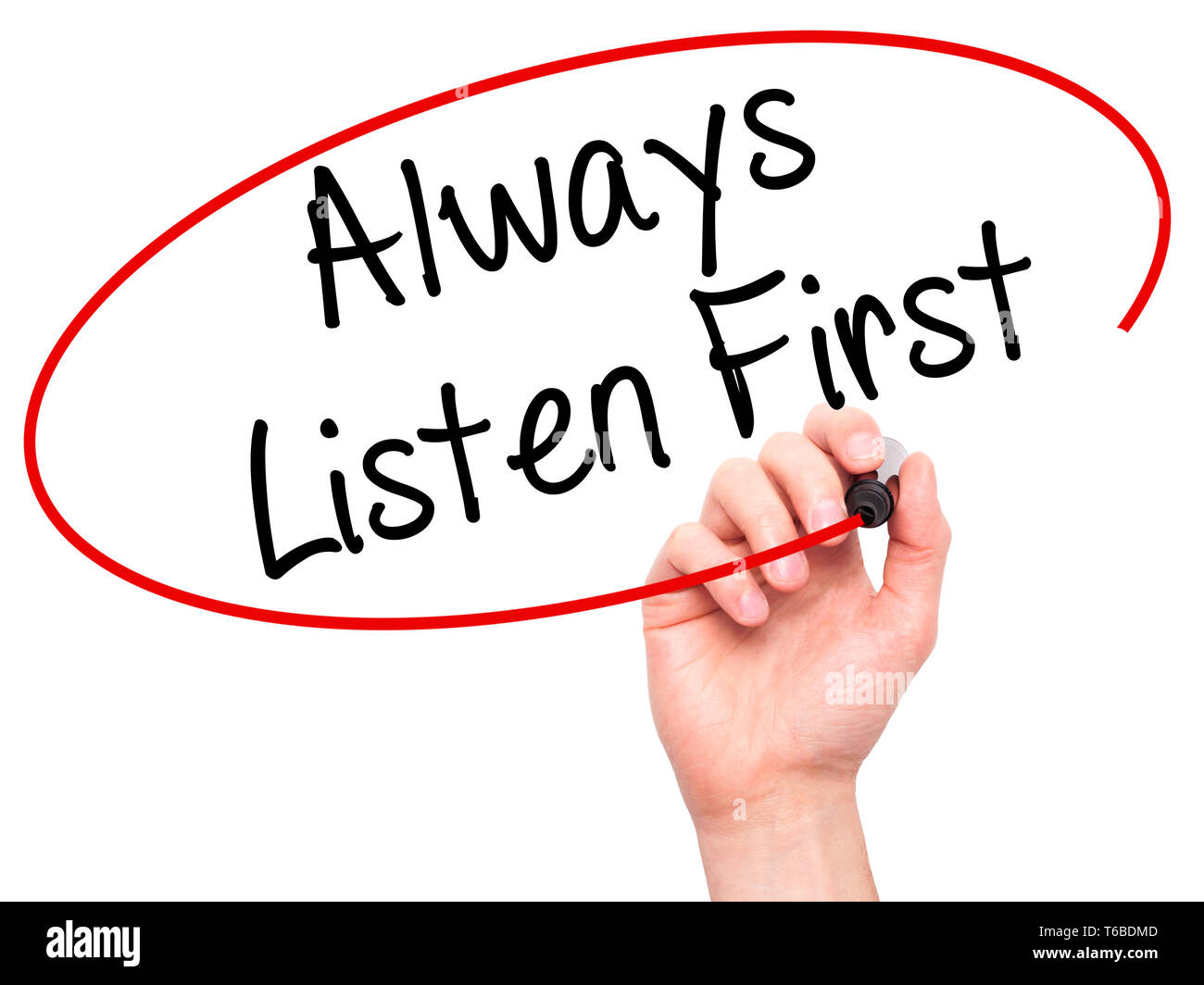 Listen careful hi-res stock photography and images - Alamy