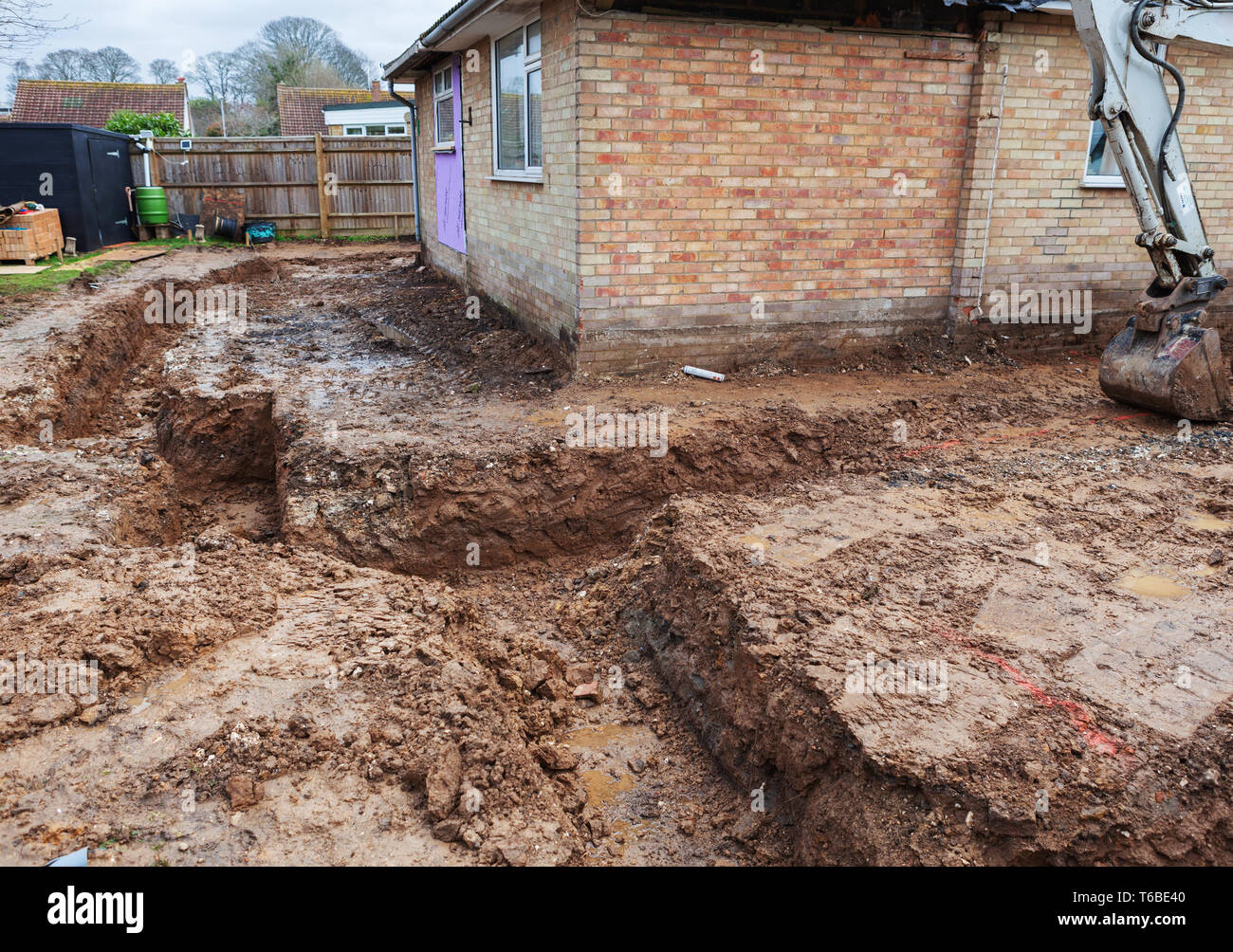 Concrete strip foundation hi-res stock photography and images - Alamy