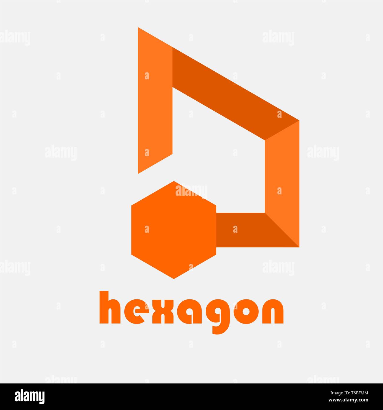 logo vektor segi enam Stock Vector Image & Art - Alamy