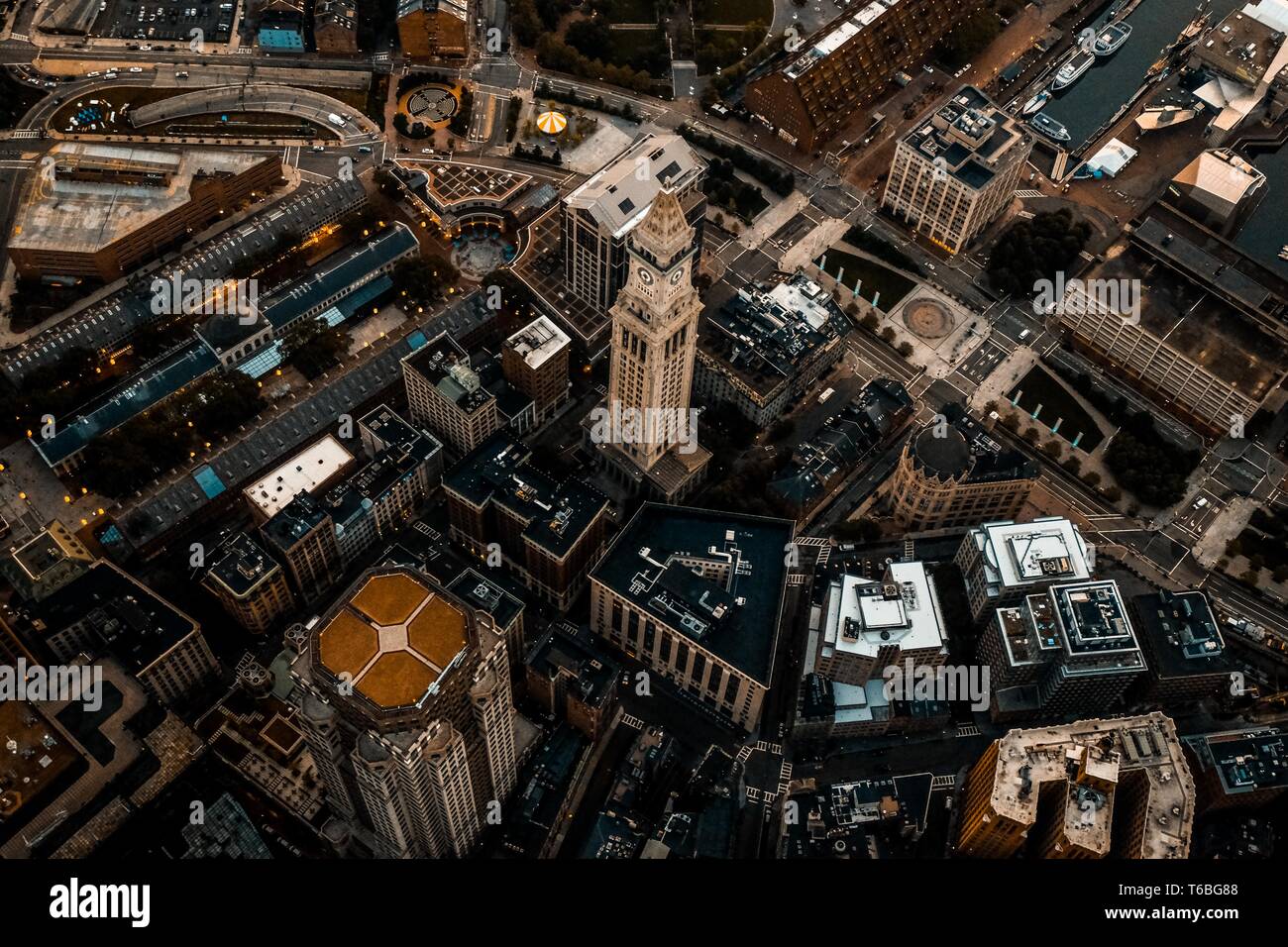 Drone shot corporate office buildings hi-res stock photography and ...