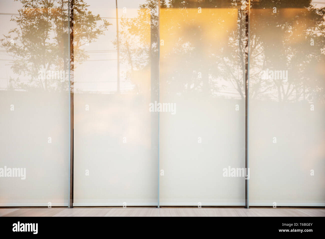 Glass walls and shadows with texture background Stock Photo - Alamy