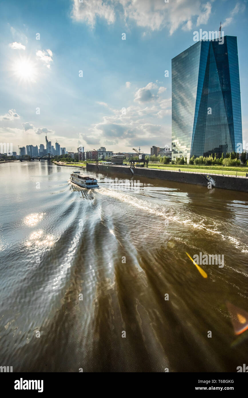 Headquarter of the European Central Bank (ECB), Frankfurt, Germany ...