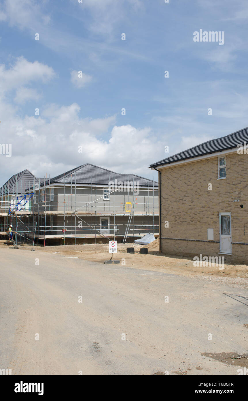 New housing development drive hi-res stock photography and images - Alamy