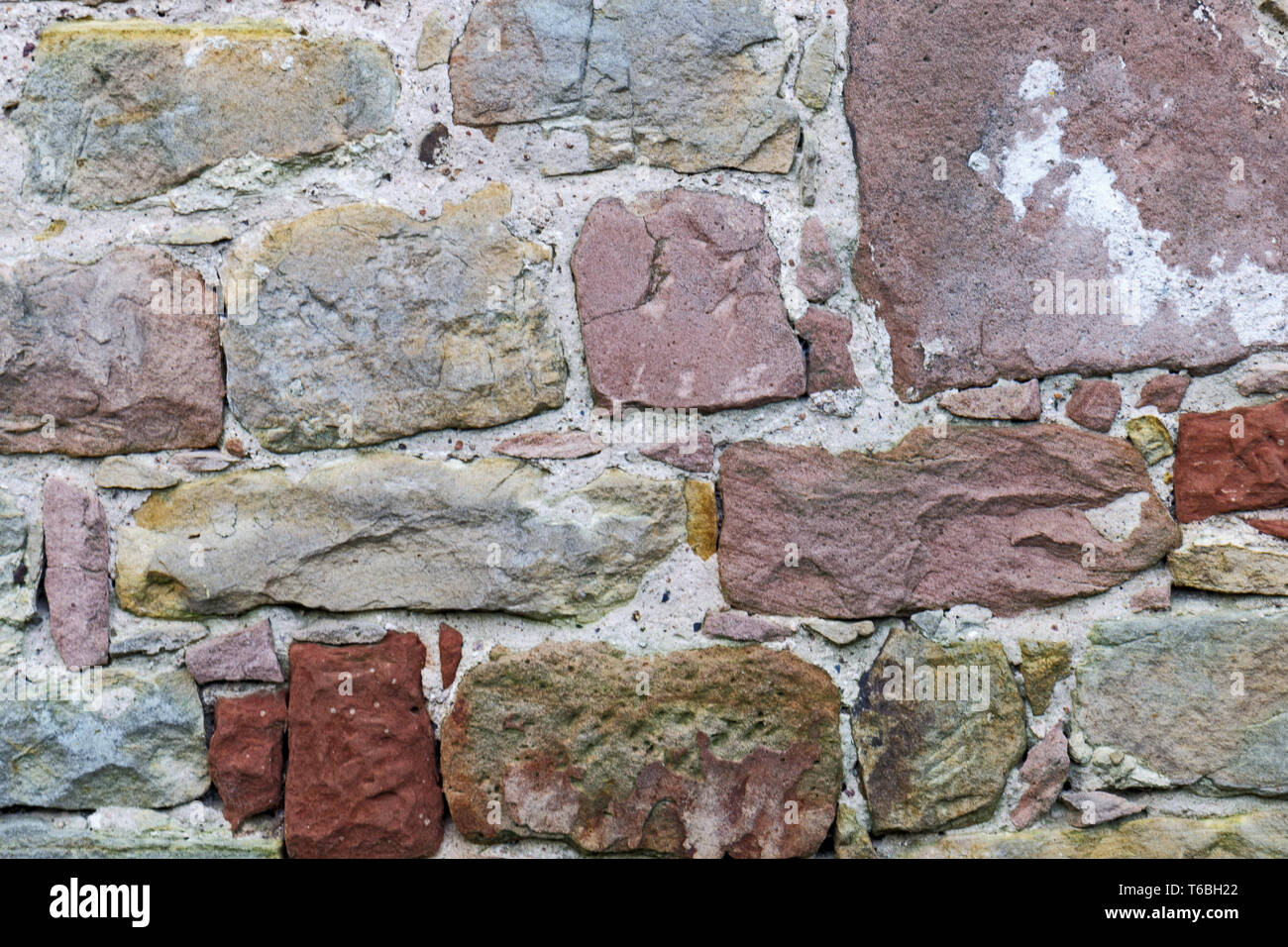 Colorful sandstone wall Stock Photo - Alamy