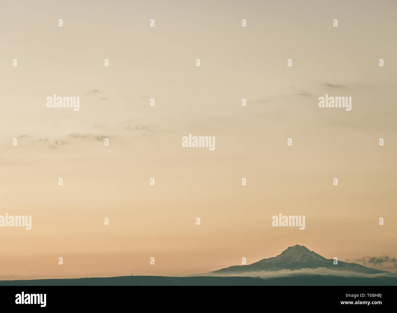Volcano from a distance, photo from the balloon taken up, Cappadocia ...