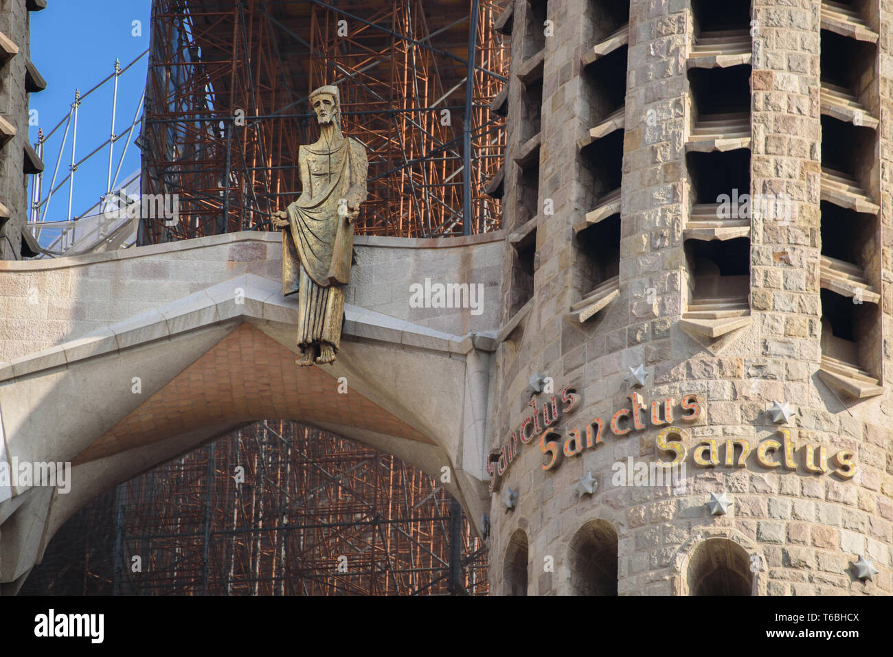 Sagrada Familia - Catholic church in Barcelona, Catalonia Stock Photo ...