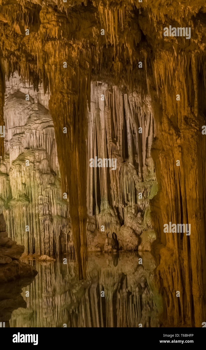 Neptune's Grotto (Grotta di Nettuno) a natural stalactite cave near ...