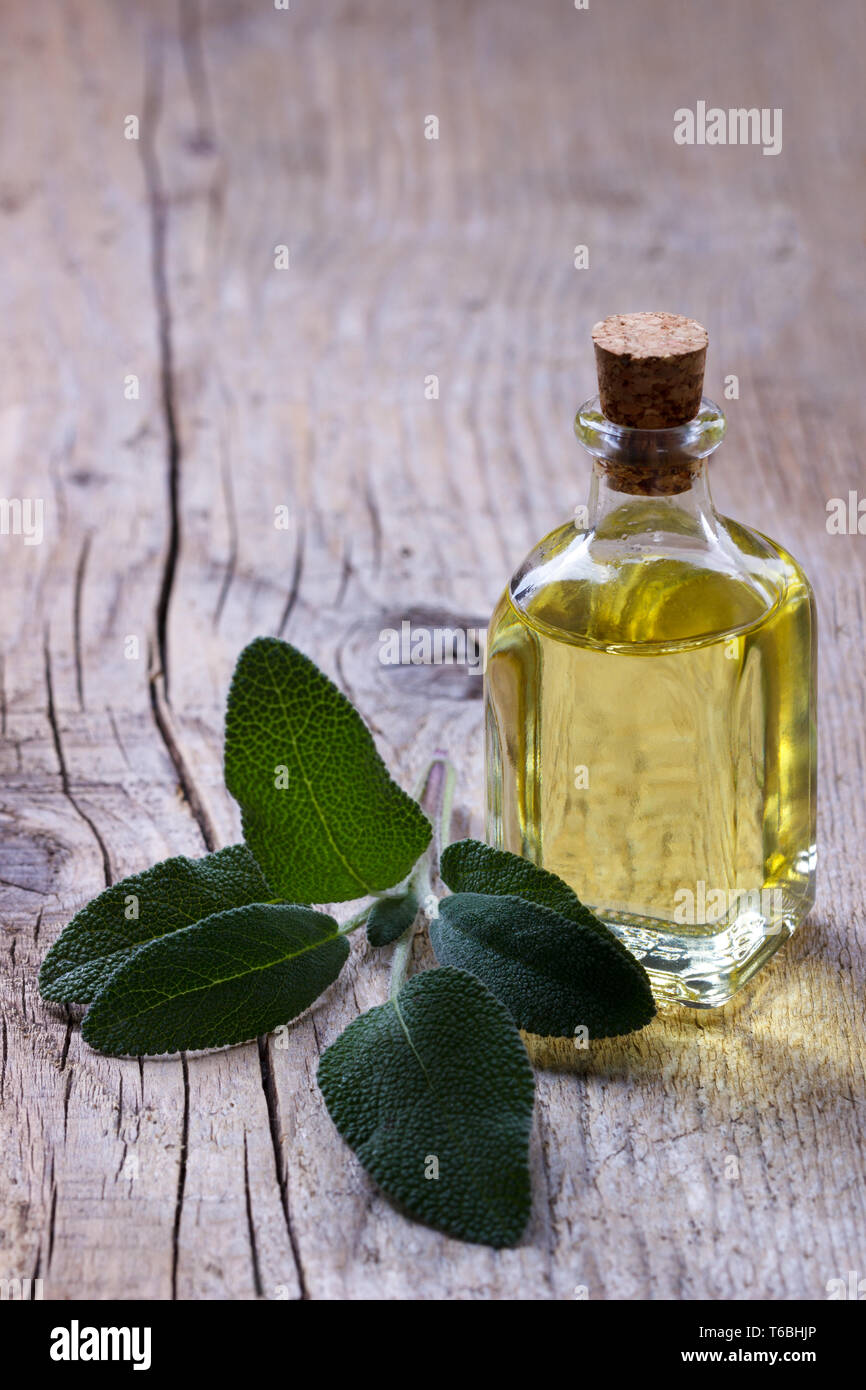 Sage essential oil in hi-res stock photography and images - Alamy