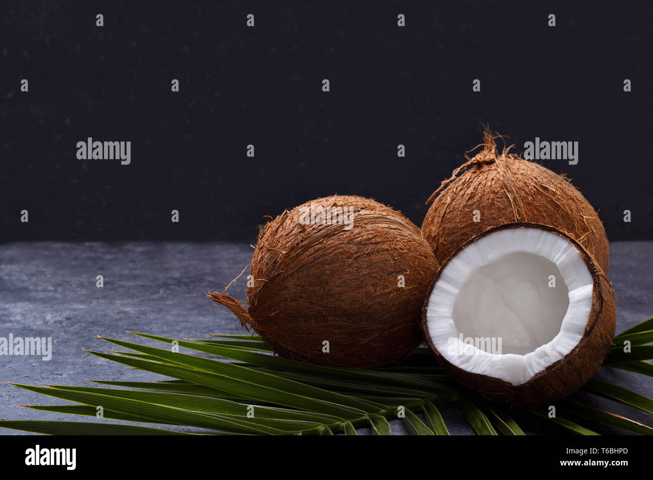 Black coconut hi-res stock photography and images - Alamy