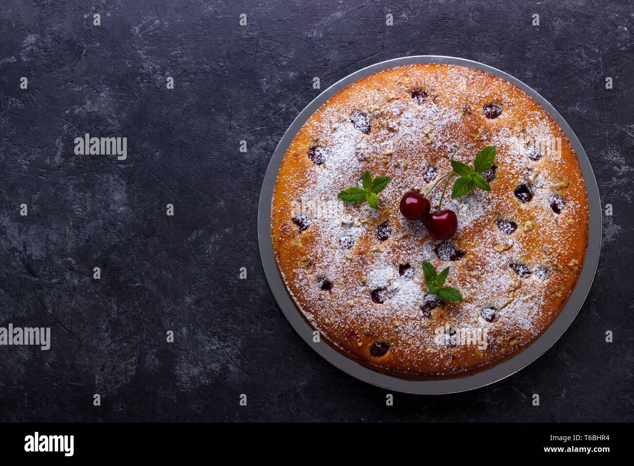 Cherry cake green red dough hi-res stock photography and images - Alamy