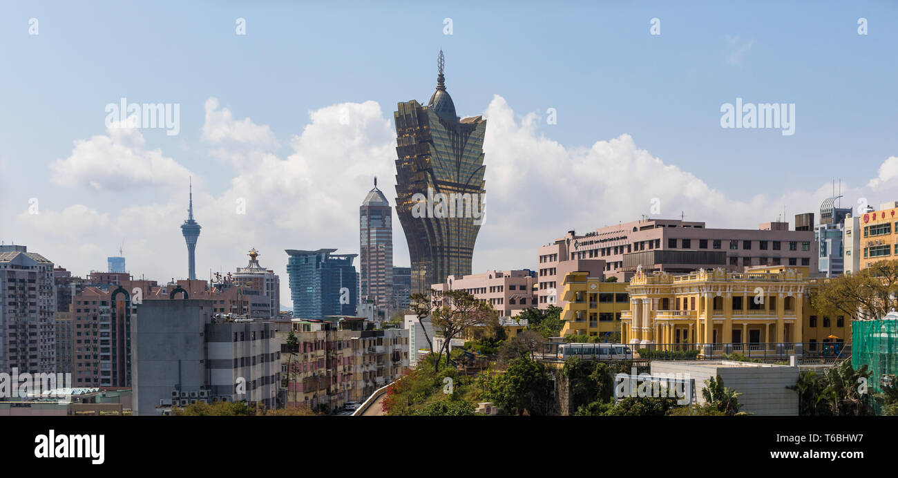 Macau, China - Portuguese colony until 1999, Unesco World Heritage ...