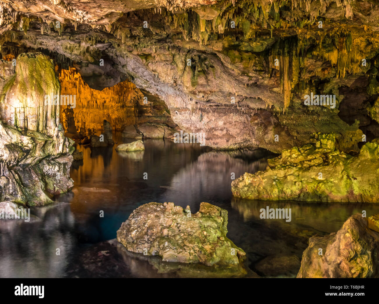 Neptune's Grotto (Grotta di Nettuno) a natural stalactite cave near ...
