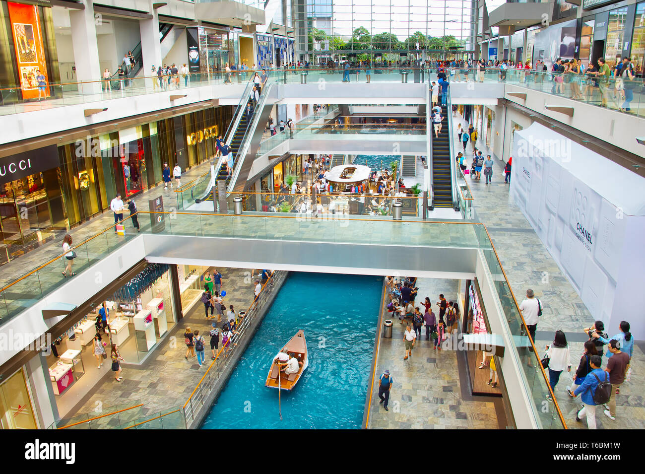 Sands asia consumerism singapore shoppes shopping mall interior hi-res ...
