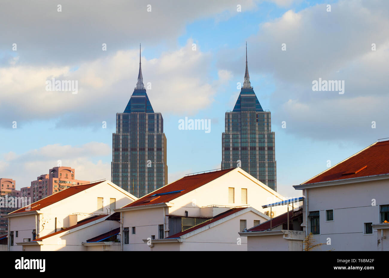 Shanghai urban architecture. China Stock Photo - Alamy