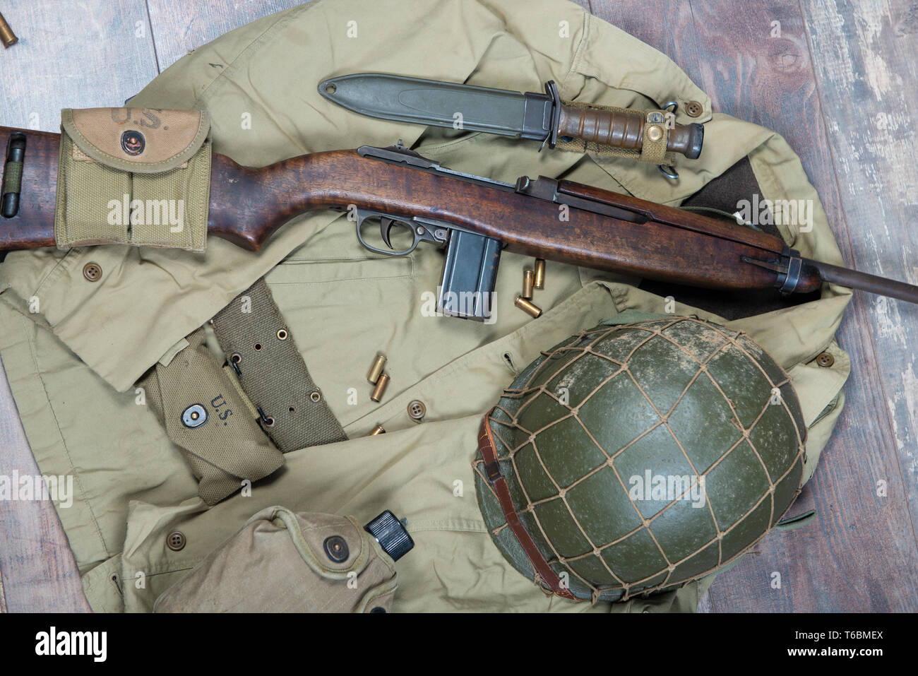 a world war two military american equipment Stock Photo - Alamy