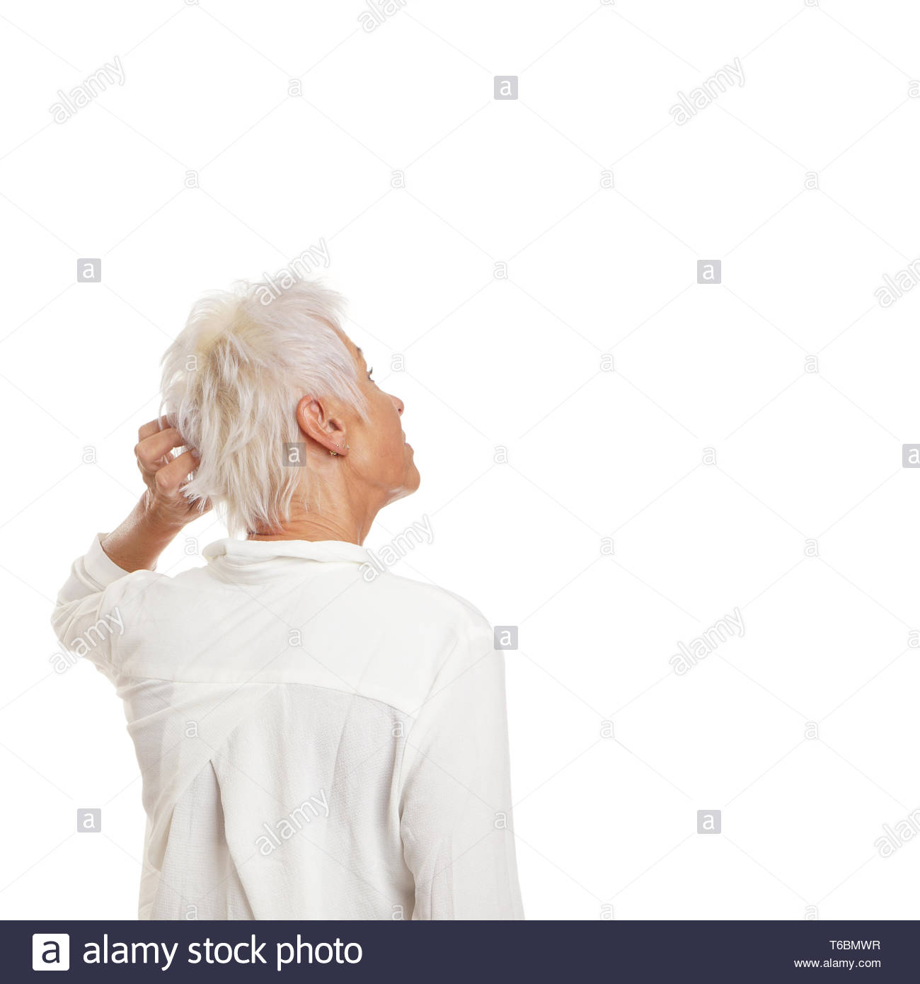 Woman Scratching Her Back Stock Photos & Woman Scratching Her Back ...