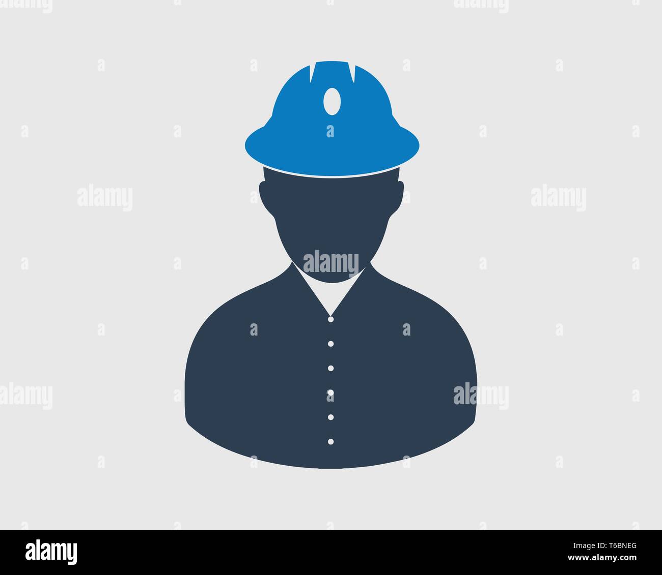 Male factory worker supervisor Stock Vector Images - Alamy