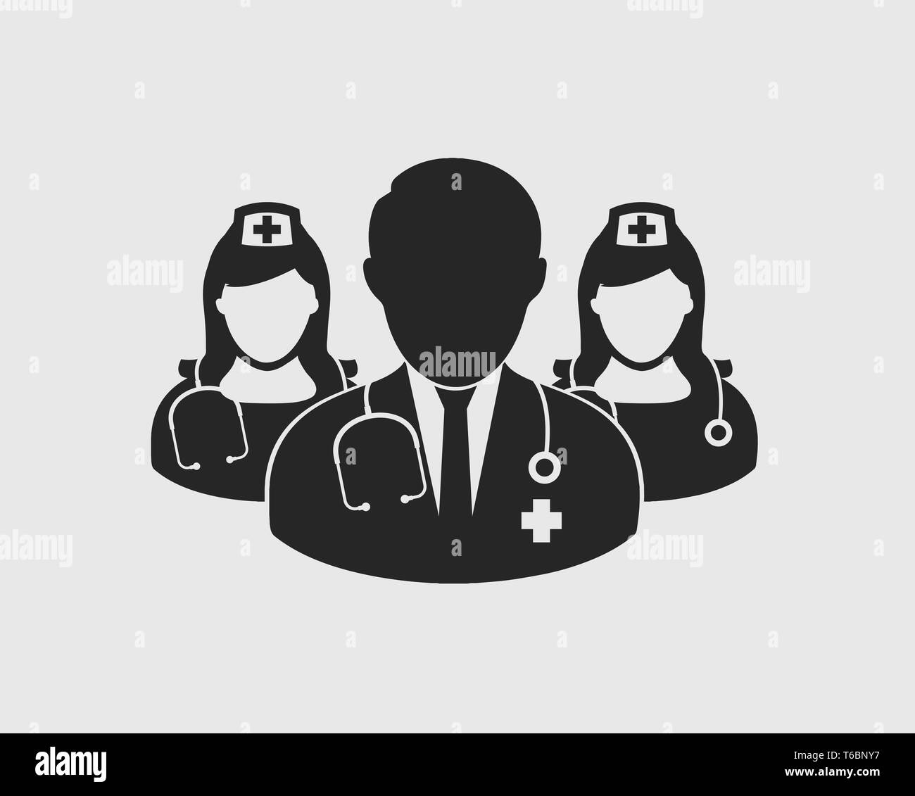 Medical Team Icon Stock Vector Image & Art - Alamy