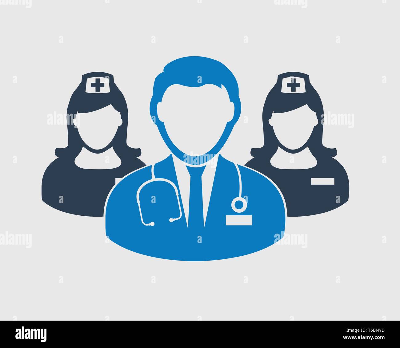 Medical Team Icon Stock Vector Image & Art - Alamy