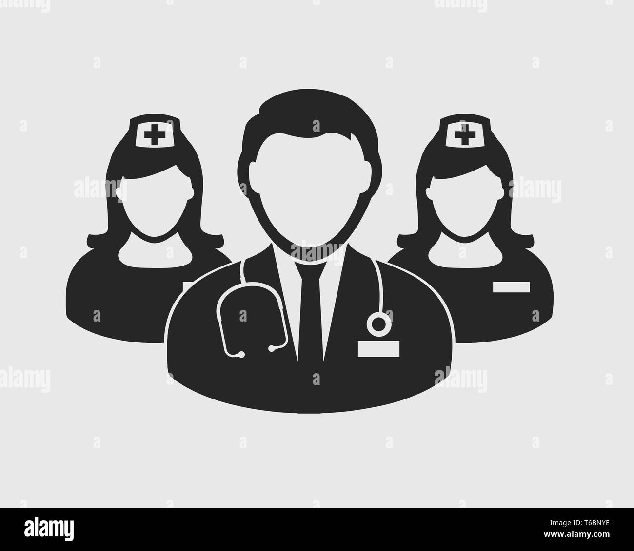 Medical Team Icon Stock Vector Image & Art - Alamy