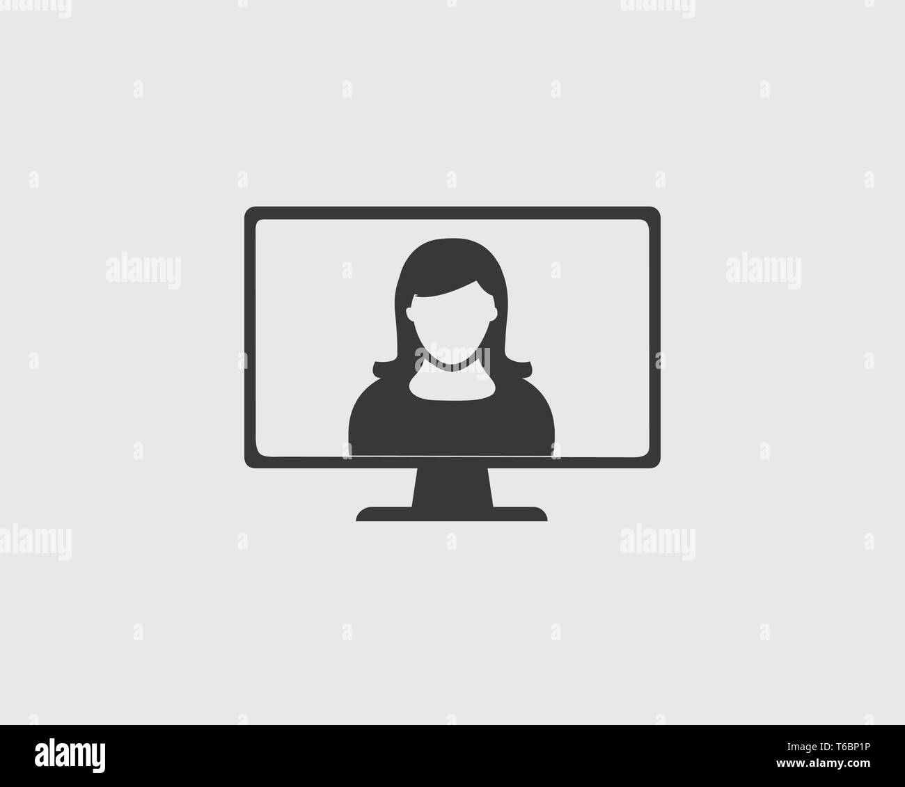Office woman gray Black and White Stock Photos & Images - Alamy