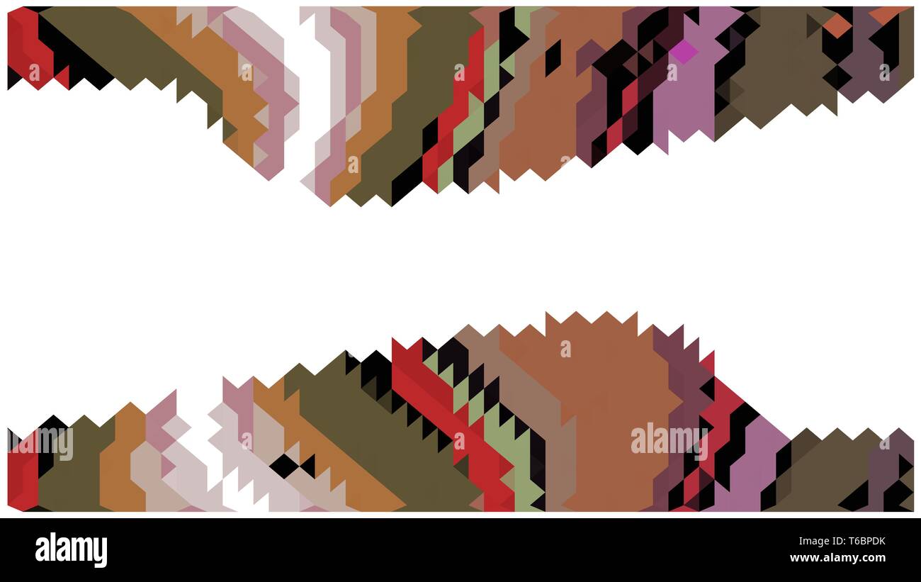 abstract background with colorful pixel decoration Stock Photo - Alamy