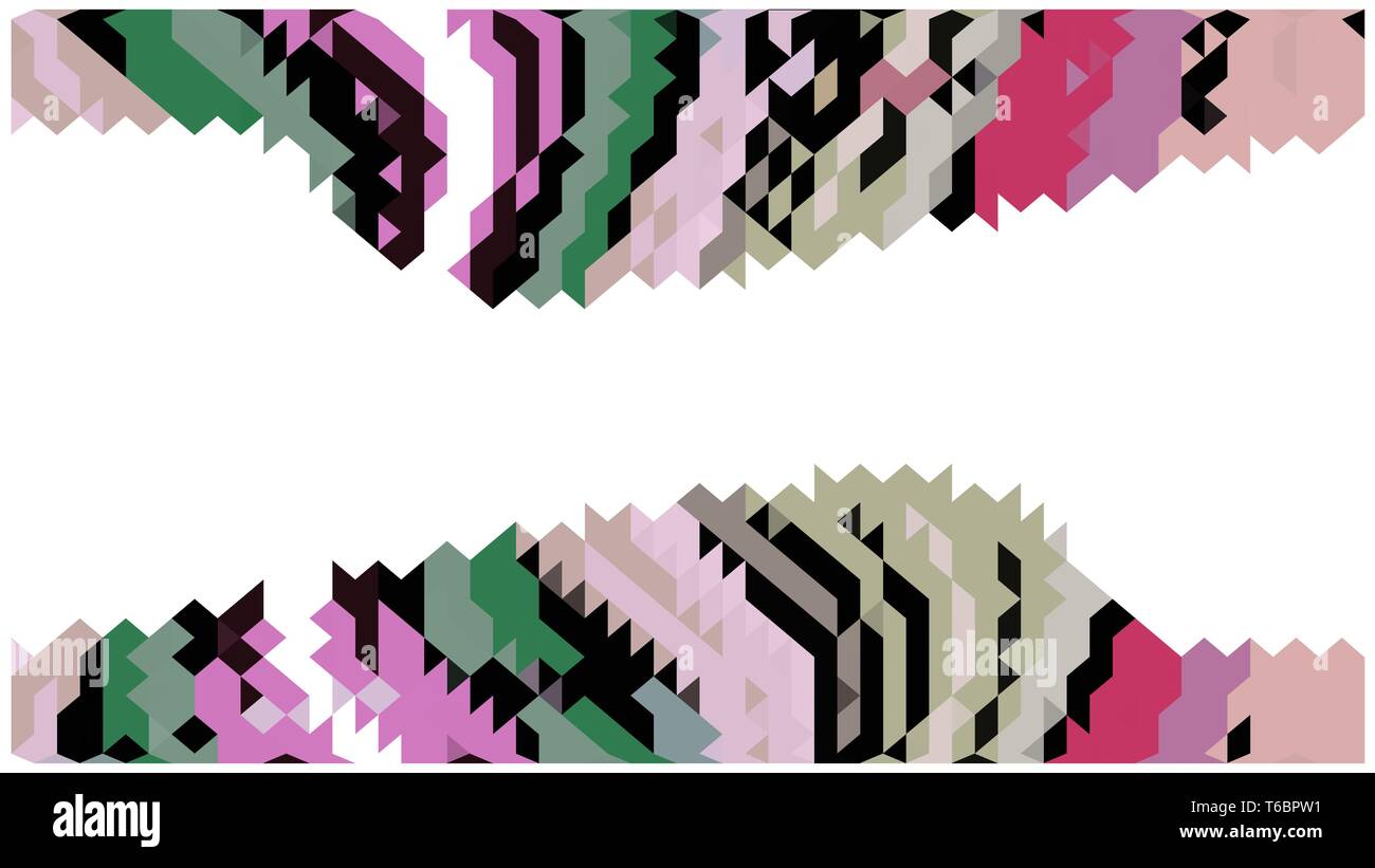 abstract background with colorful pixel decoration Stock Photo - Alamy