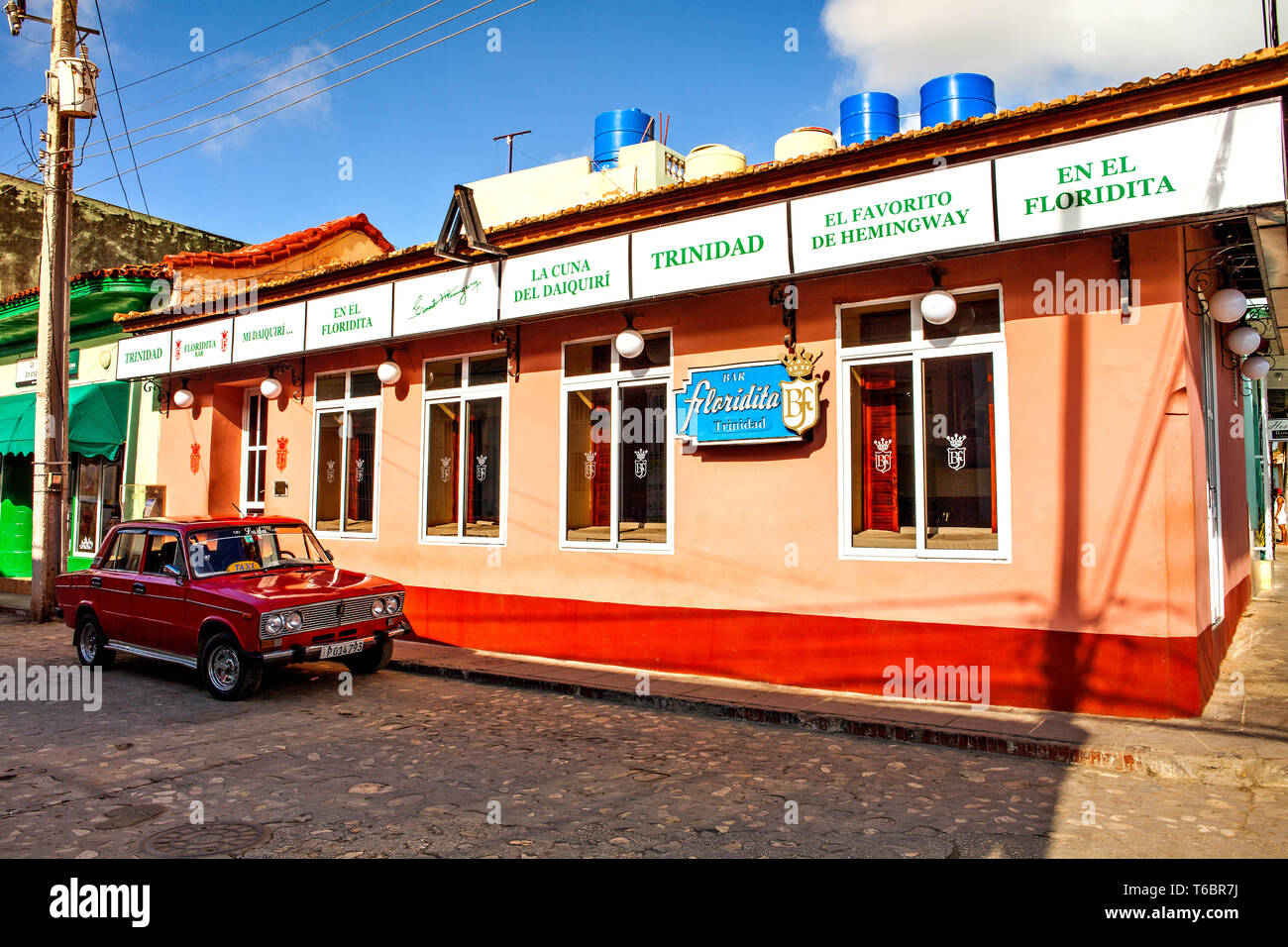 Bar Floridita in the colonial town of Trinidad, Cuba Stock Photo - Alamy