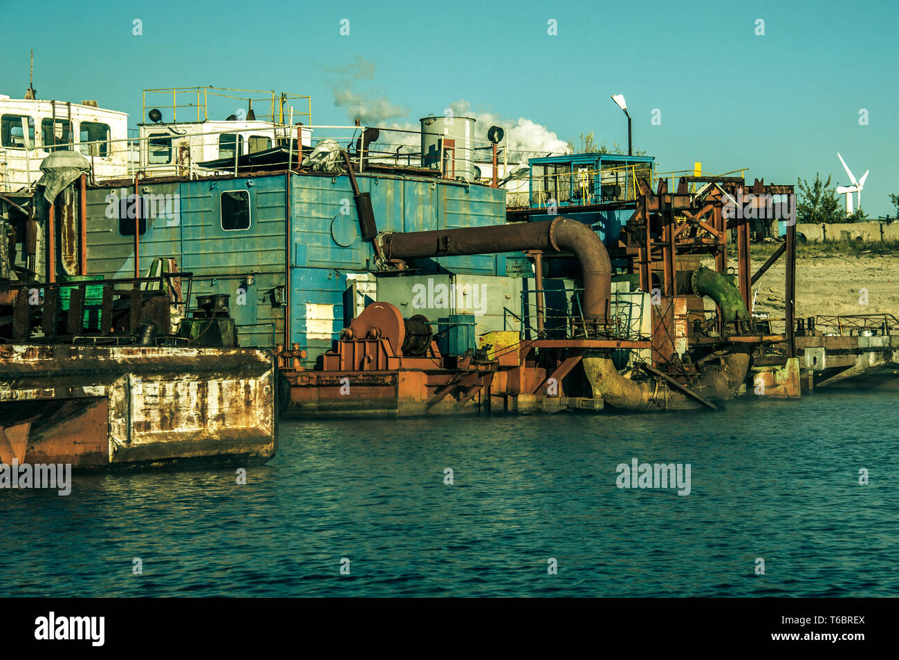 Old rusty ship Stock Photo - Alamy