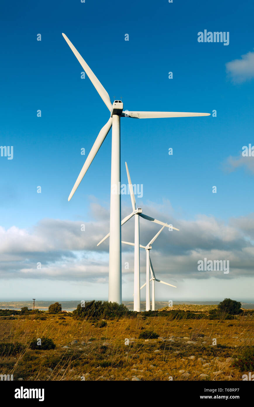 Windmill for electric power production Stock Photo - Alamy