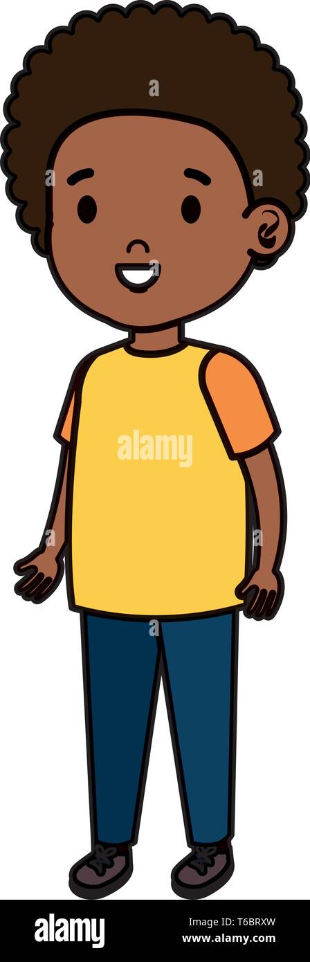 little african boy kid character Stock Vector Image & Art - Alamy