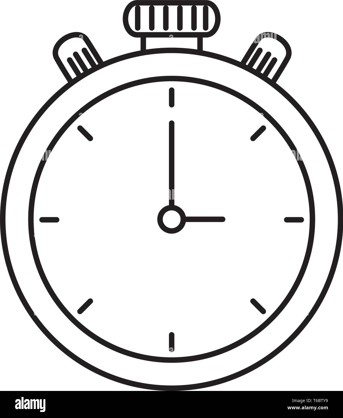 Chronometer Timer Isolated Icon Stock Vector Image And Art Alamy