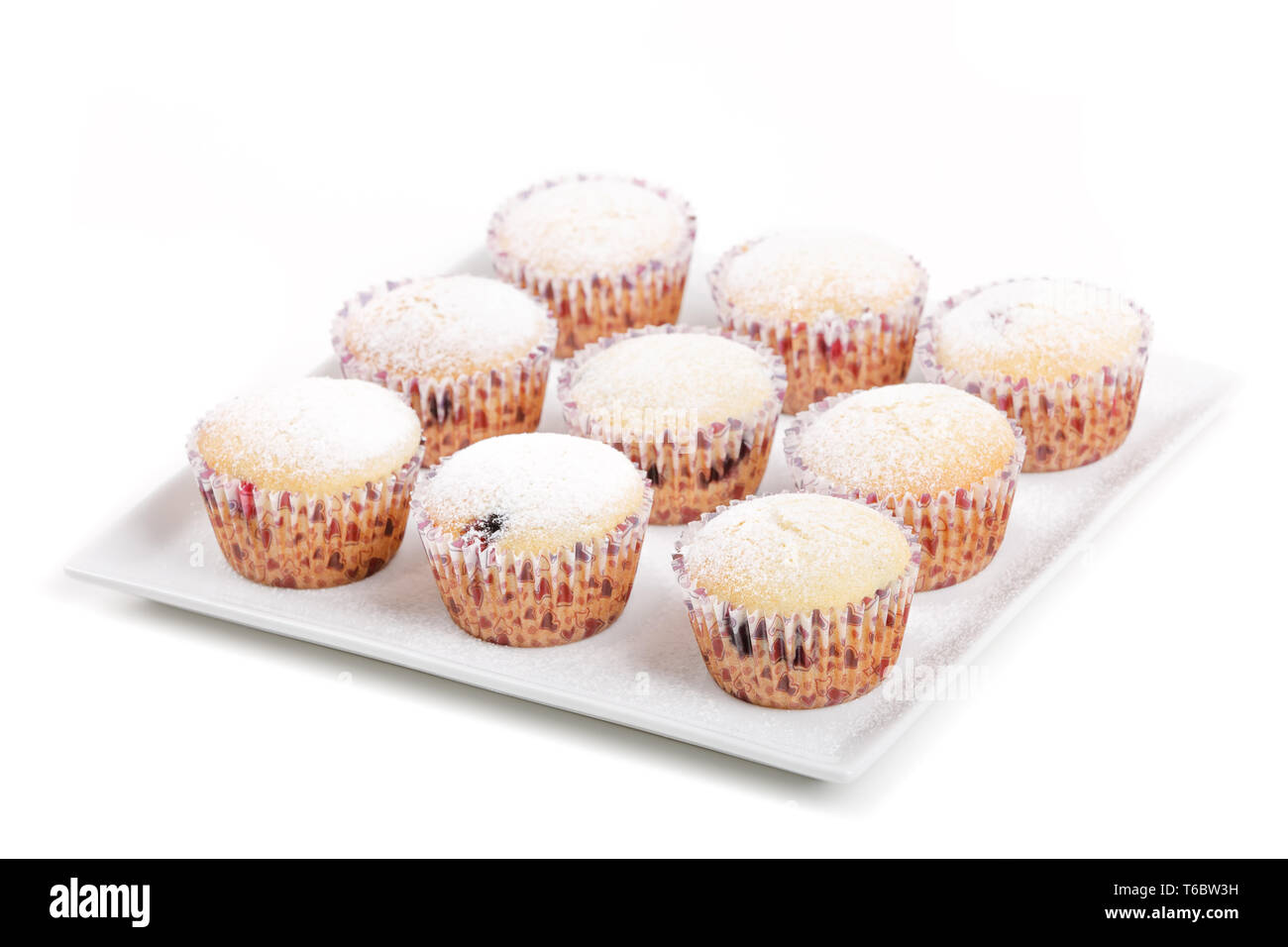 fresh homemade Muffin on white background Stock Photo - Alamy