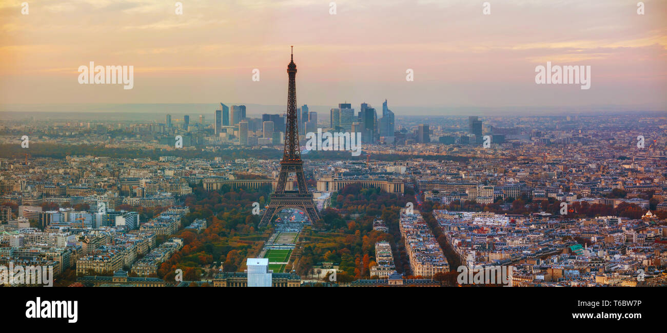 Aerial overview of Paris Stock Photo - Alamy