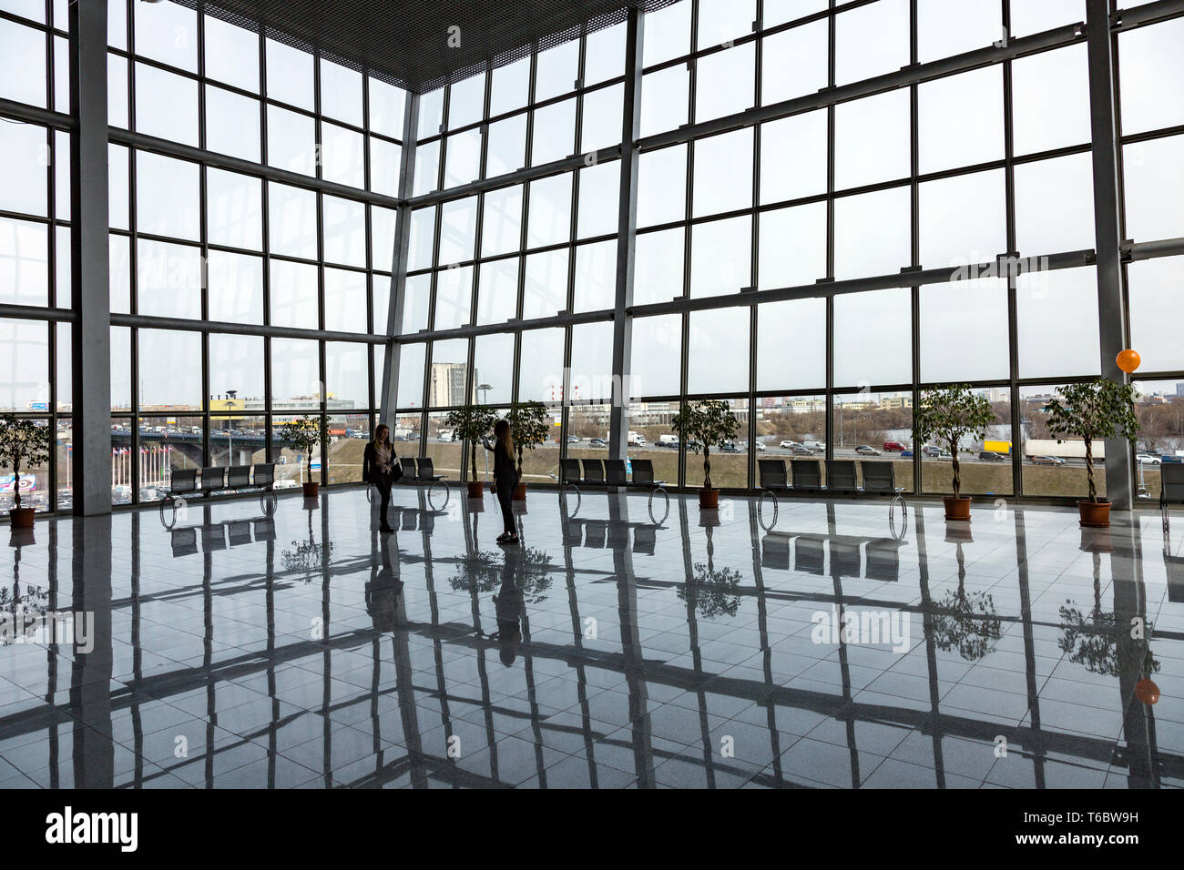 Giant panoramic windows Stock Photo - Alamy