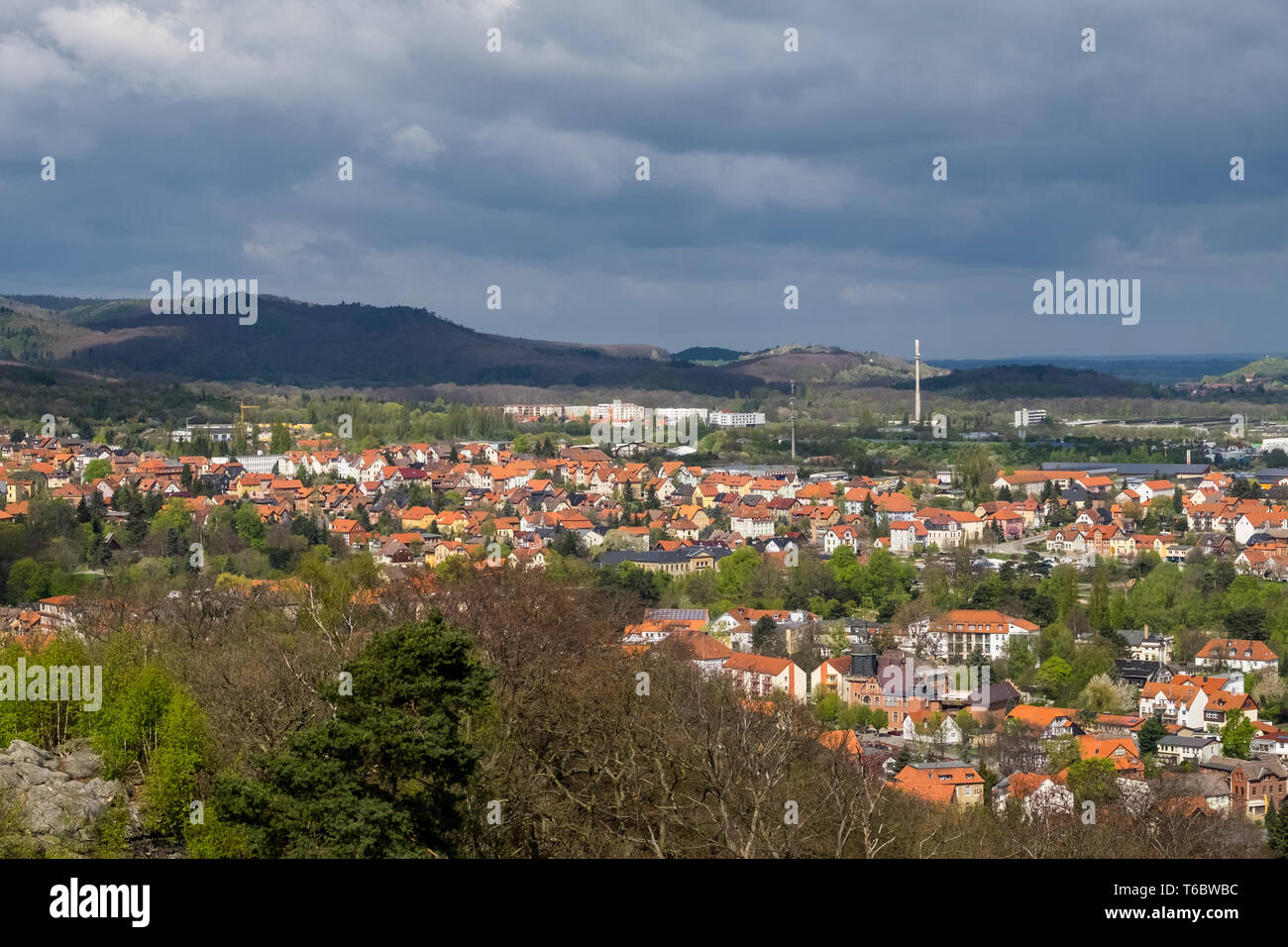 Blankenburg, Harz Mountains, central german uplands Stock Photo - Alamy