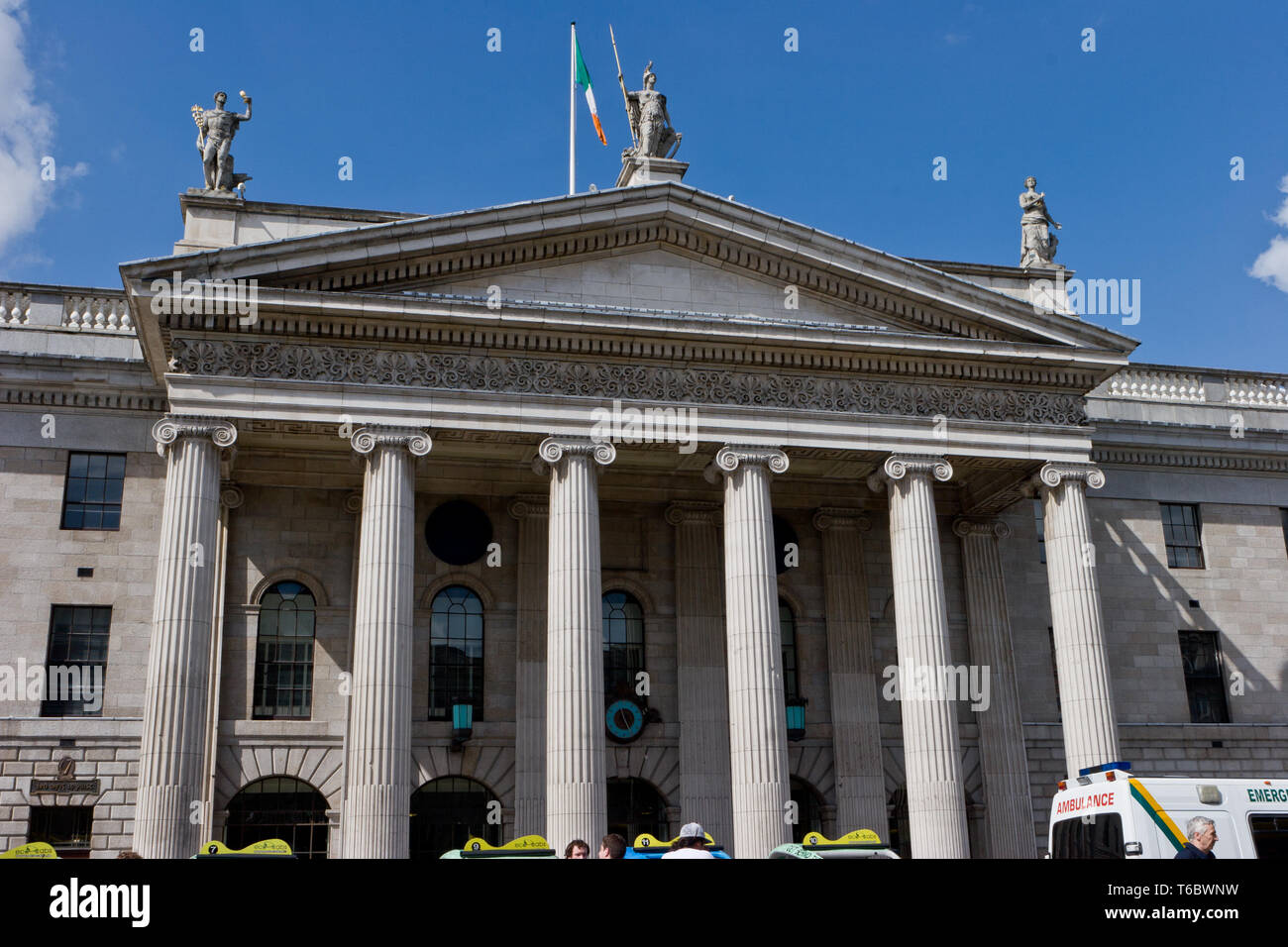 General Post Office, O'Connell Street in Dublin, Ireland Stock Photo ...