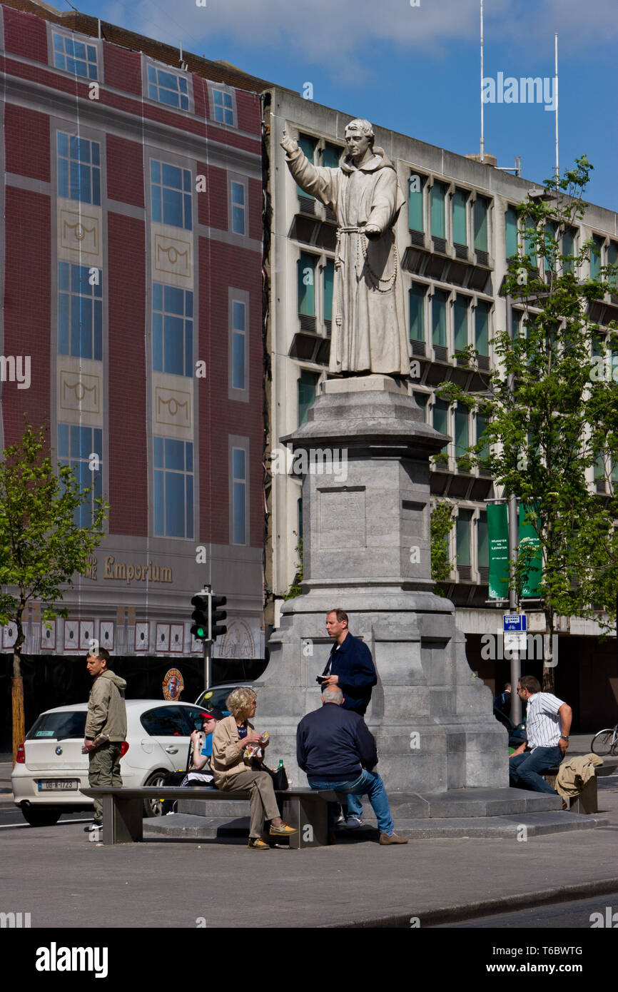 Statue of Father Mathew in Dublin, Ireland Stock Photo - Alamy