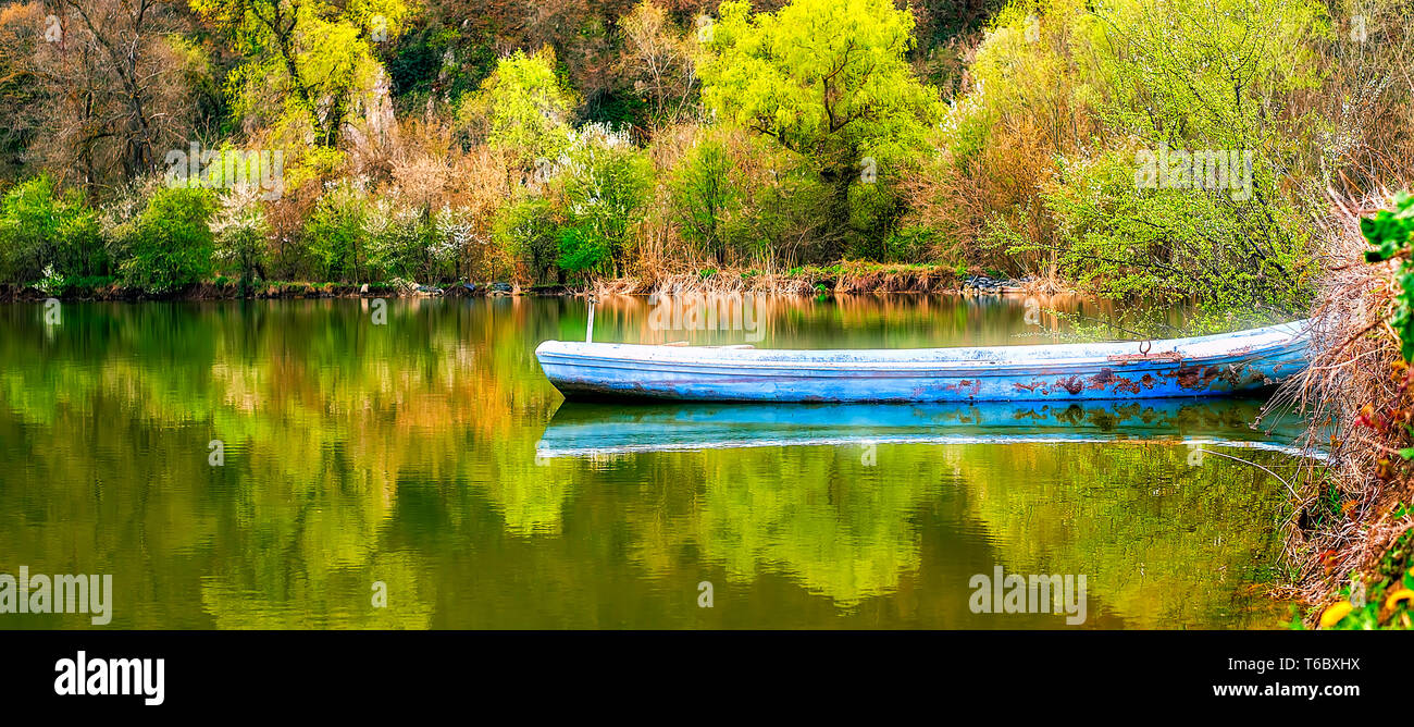 Spring boat hi-res stock photography and images - Alamy