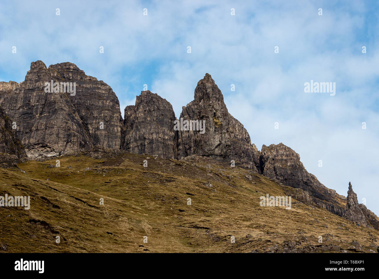 Rock formations on the Isle of Skye Stock Photo - Alamy