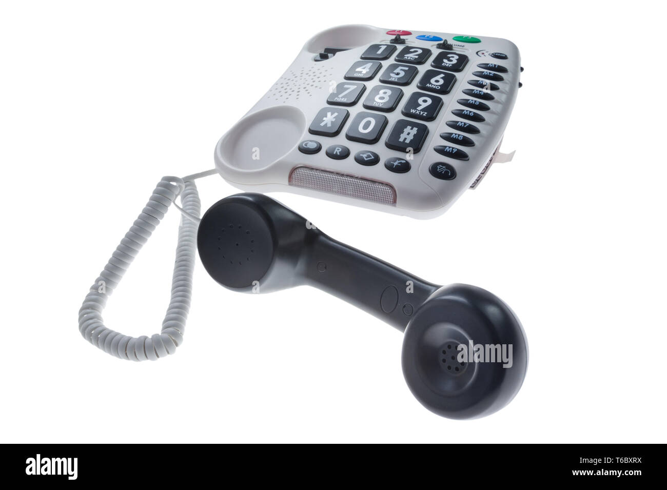special stationary phone for people with visual and hearing impairment ...