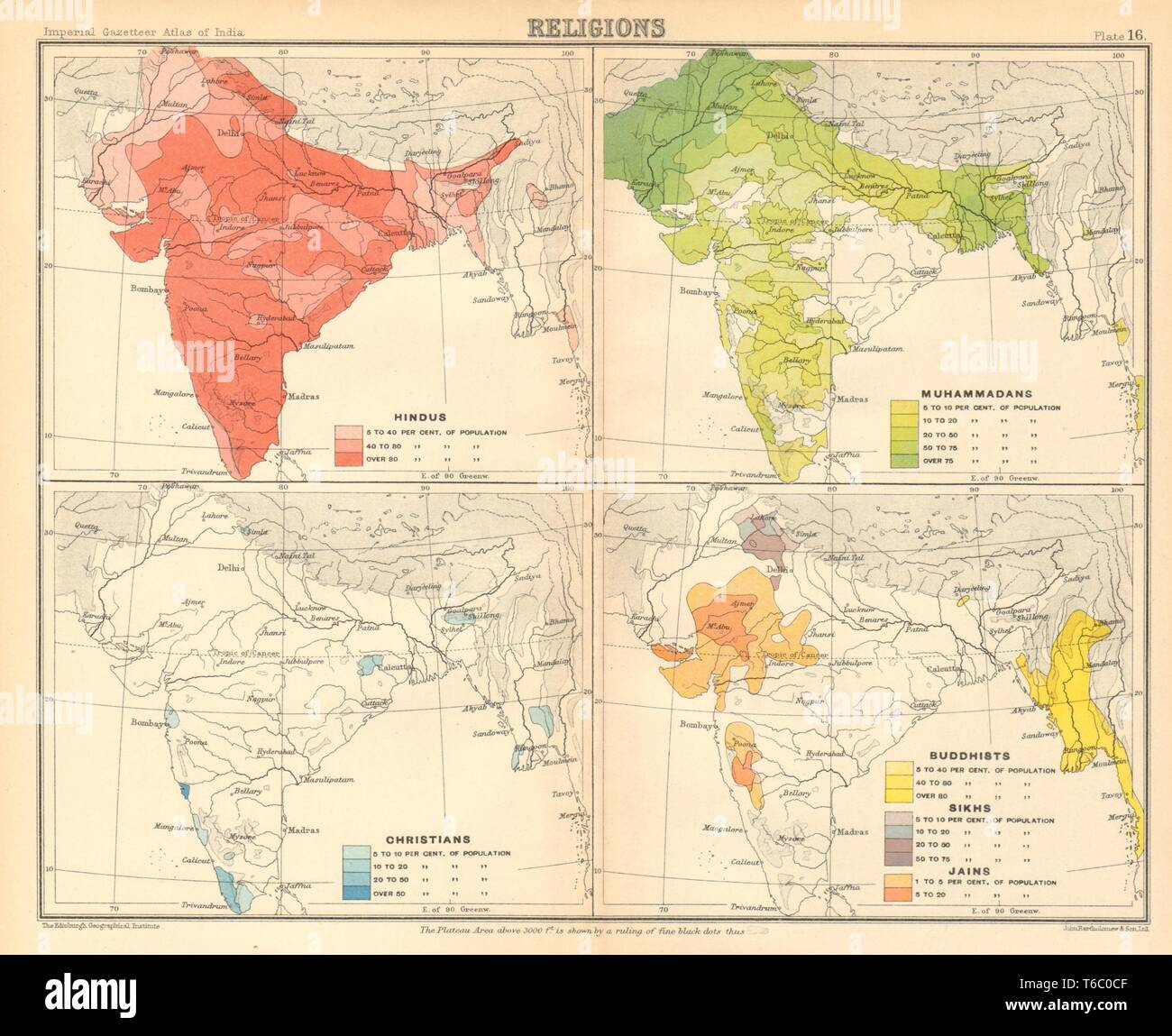 Sikhism Religion Map