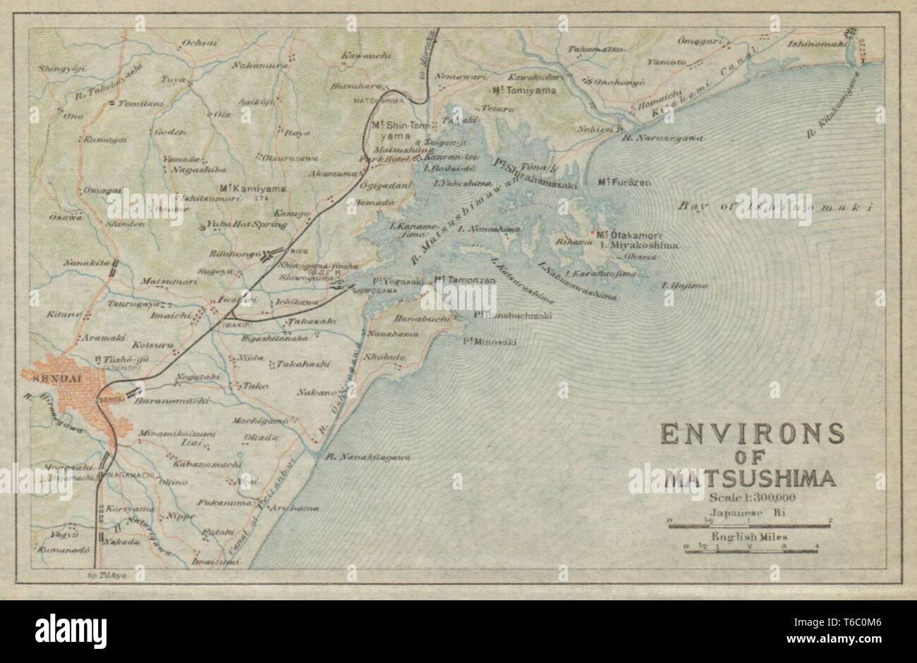 Matsushima map hi-res stock photography and images - Alamy